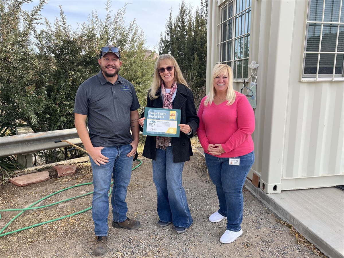 Bagdad Transfer Station Wins ADEQ Award - Yavapai, AZ